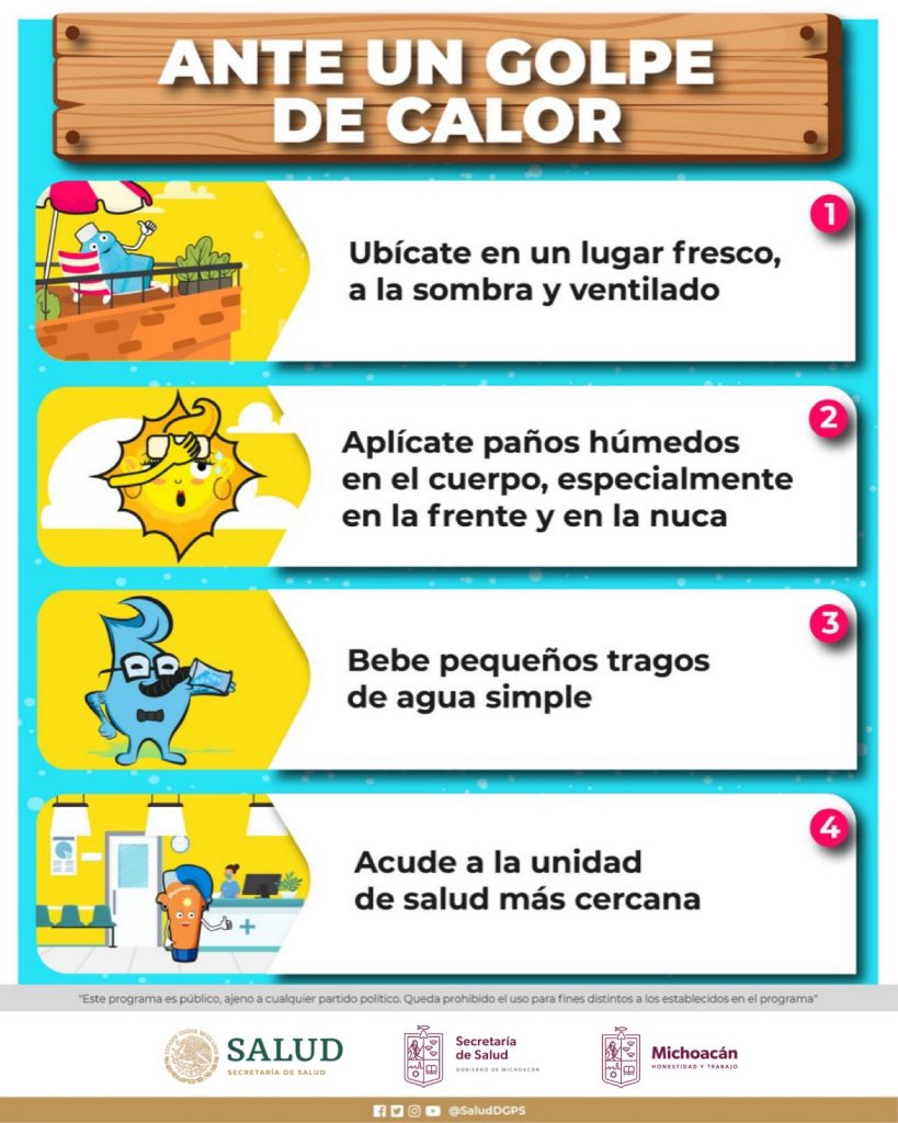 Emite la SSM recomendaciones para evitar golpe de calor - Quadratín ... Emite la SSM recomendaciones para evitar golpe de calor - Quadratín ...