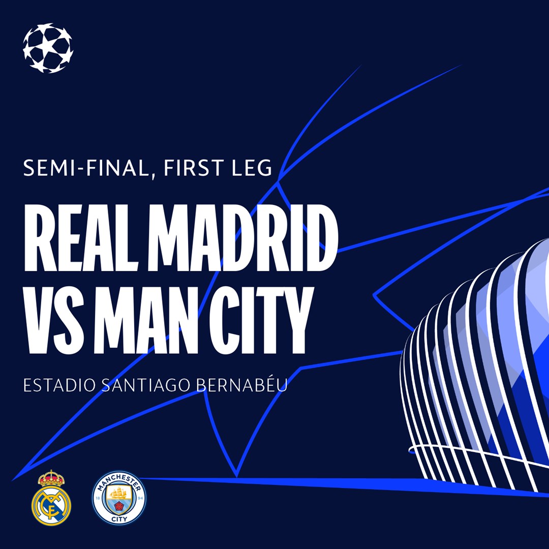 Sacarán chispas Real Madrid y Manchester City en la semifinal de ida ... Sacarán chispas Real Madrid y Manchester City en la semifinal de ida ...