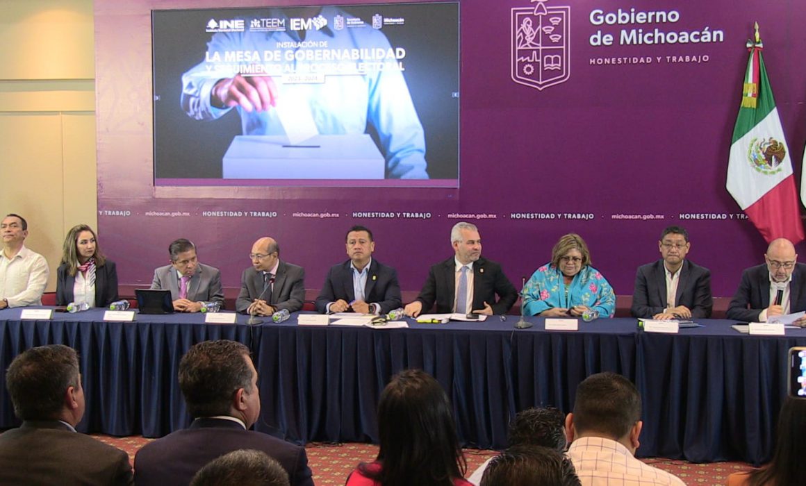 Inicia Mesa Electoral Y De Gobernabilidad 2024 En Michoacán Quadratín